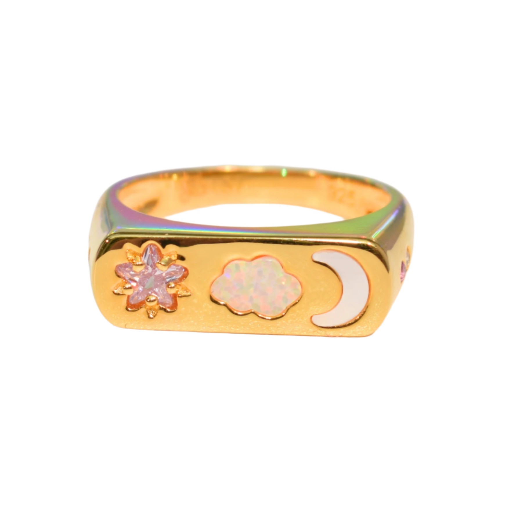 Starry Sky Ring Gold