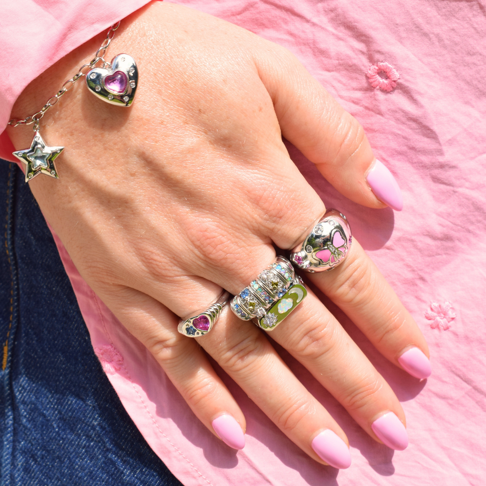 Cosmic Disco Bracelet Silver