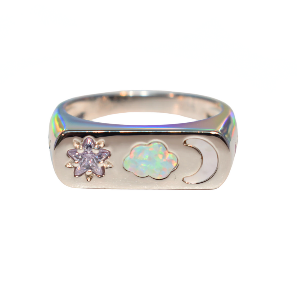 Starry Sky Ring Silver