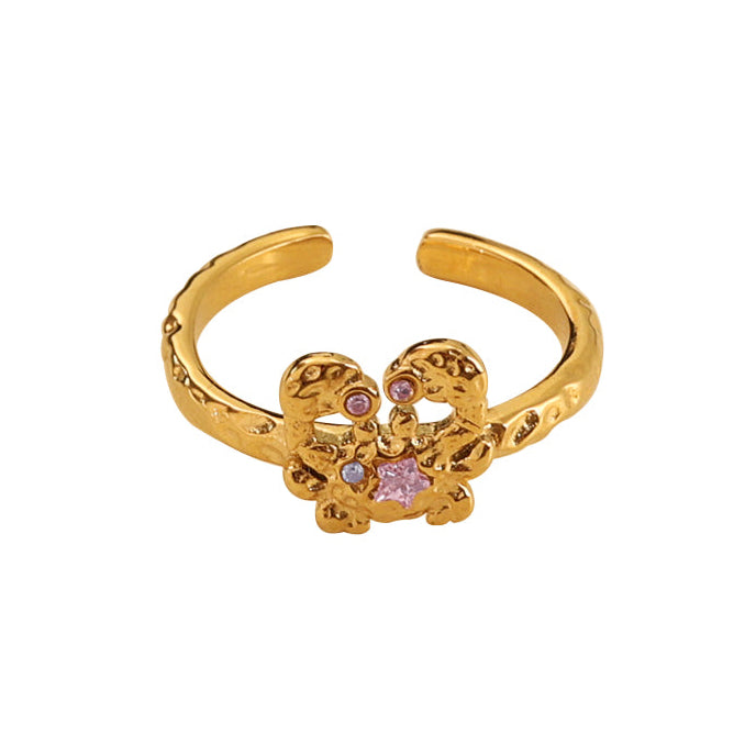 Cancer Ring Gold