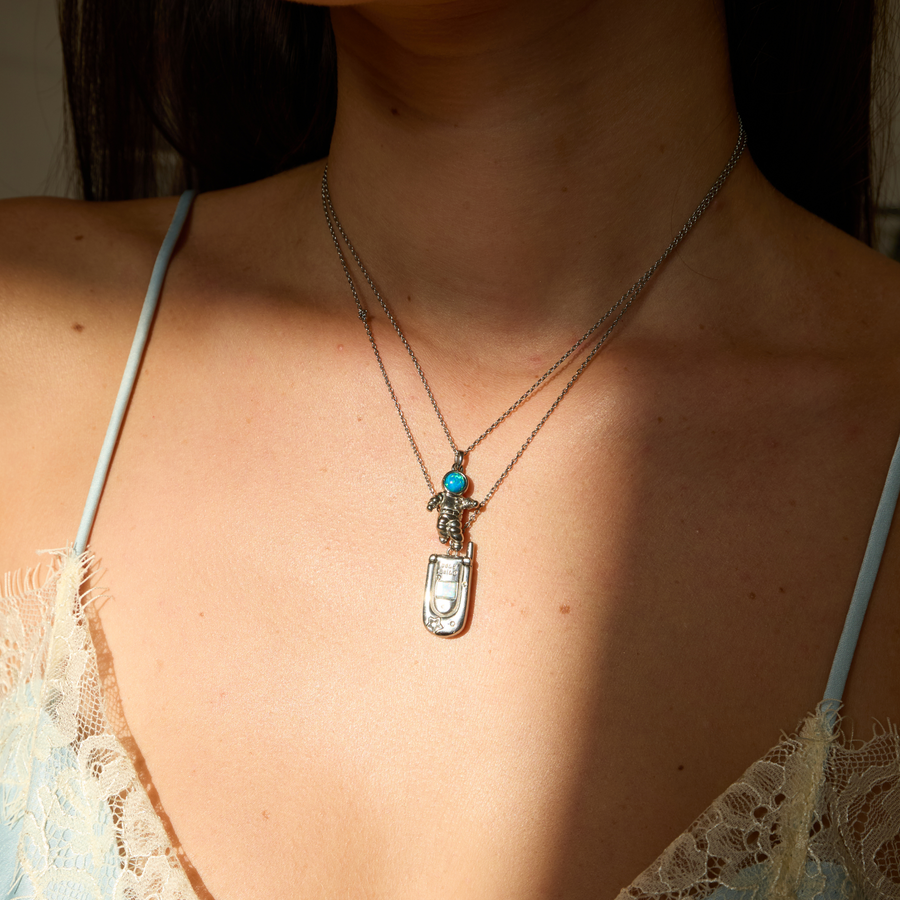 Astrogal Necklace Silver